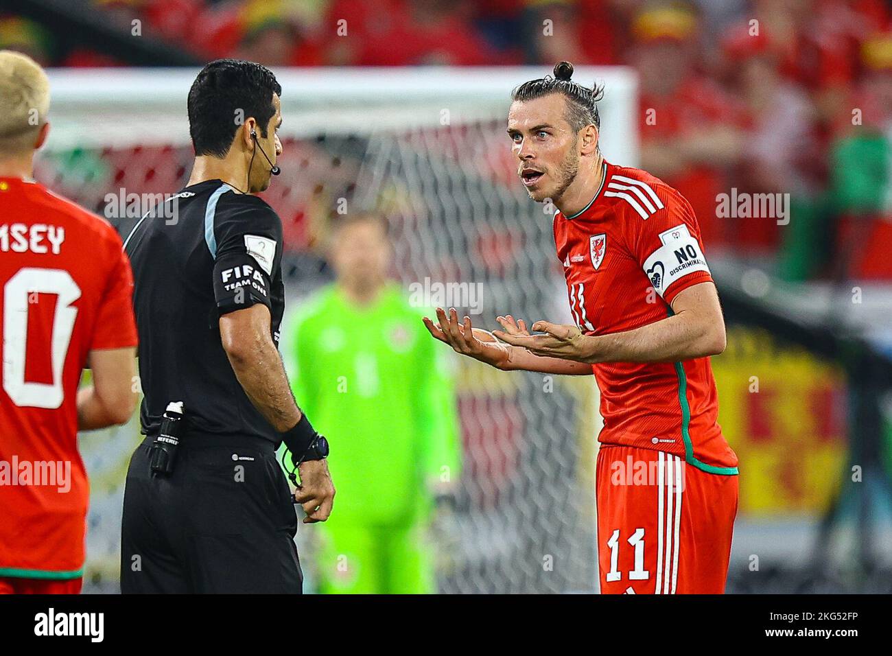 Gareth Bale during the FIFA World Cup Qatar 2022 Group B match between ...