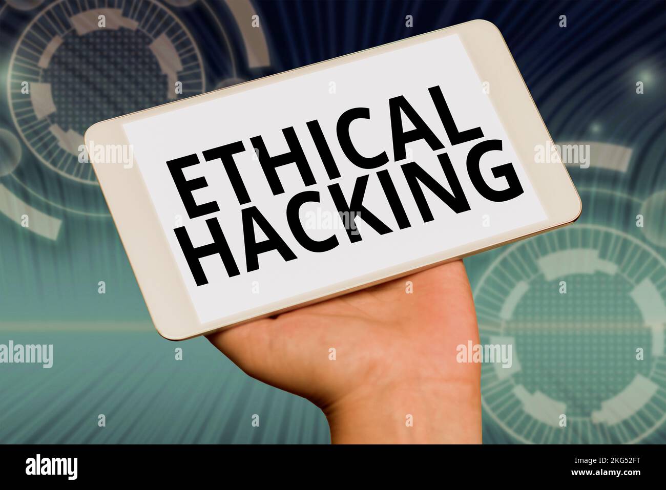 Inspiration showing sign Ethical Hacking. Word Written on act of ...
