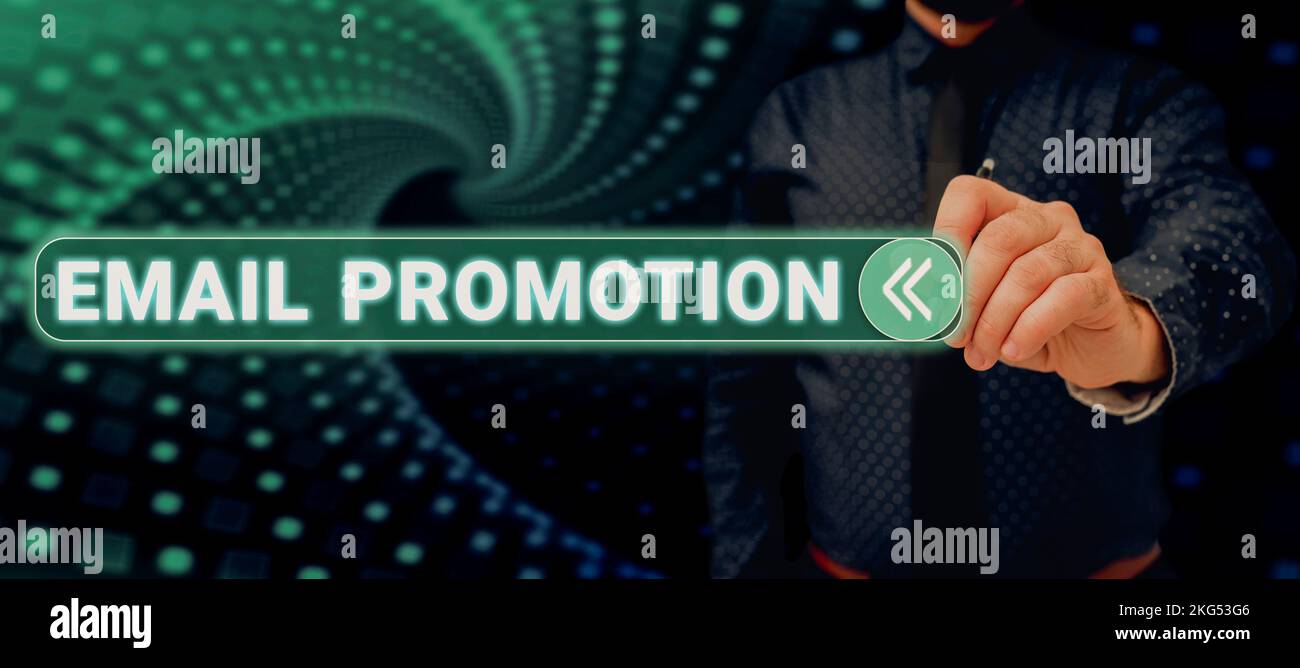 Writing displaying text Email Promotion. Internet Concept commercial ...