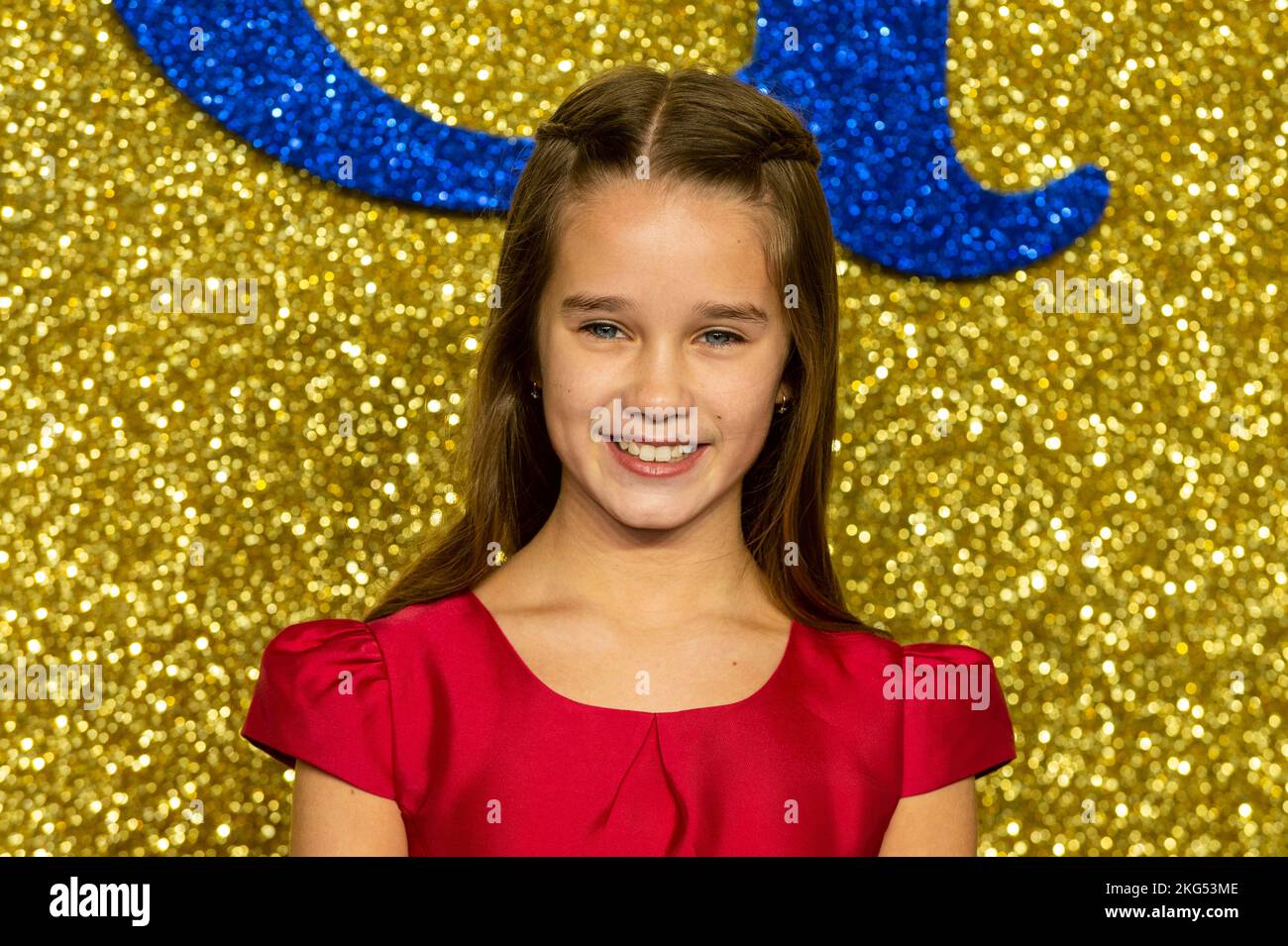 London, UK. 21 November 2022. Alisha Weir (Matilda) attends the UK Gala ...