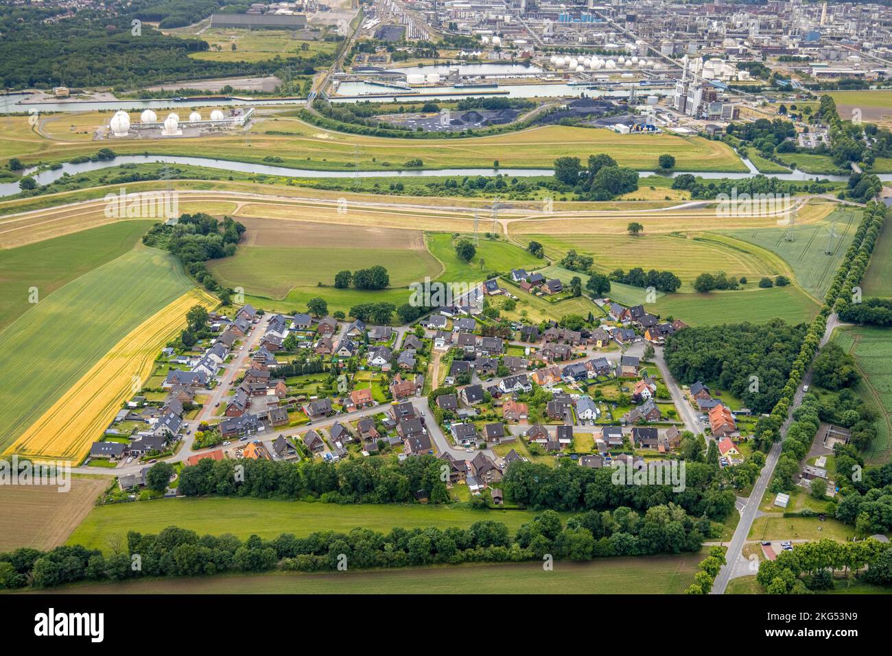 District mersch at the river lippe hi-res stock photography and images ...