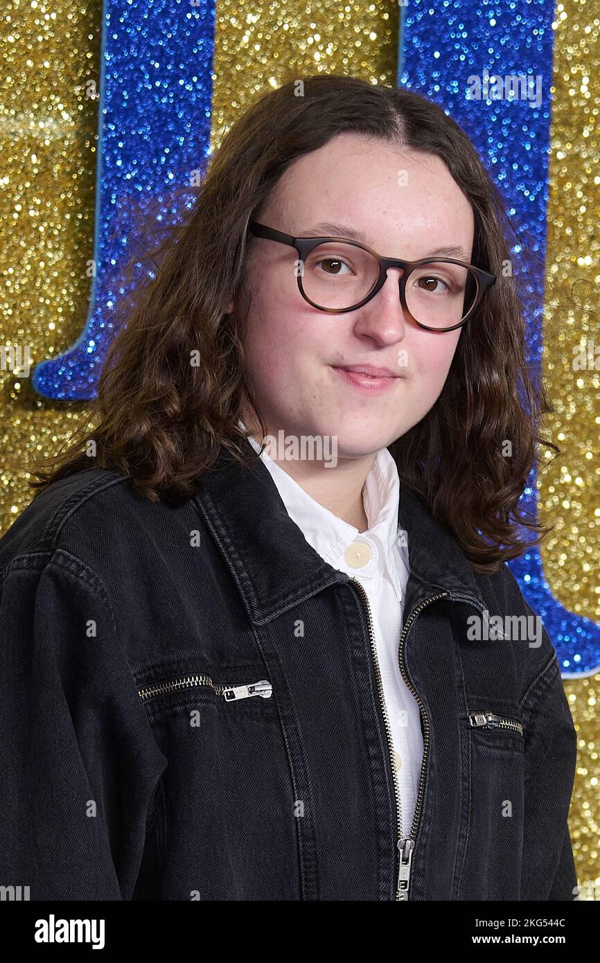 London, UK . 21 November, 2022 . Bella Ramsey pictured at the Gala ...