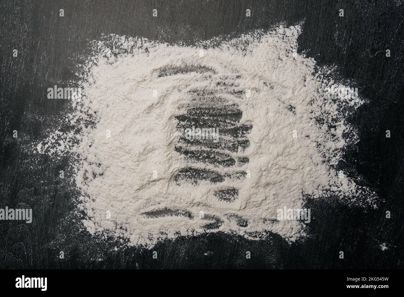 Scattered wheat flour background hi-res stock photography and images ...
