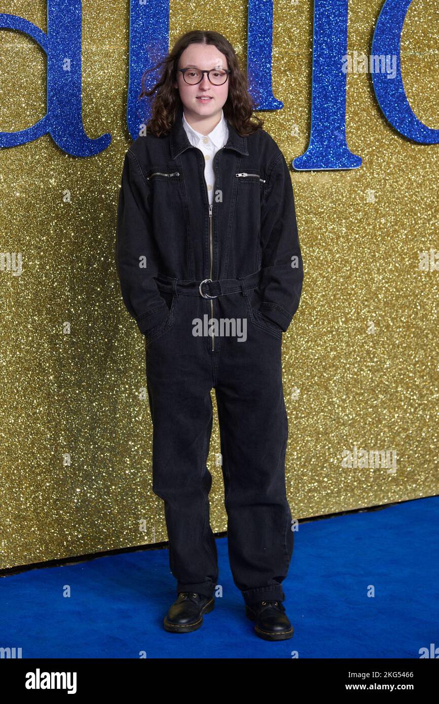 London, UK . 21 November, 2022 . Bella Ramsey pictured at the Gala ...