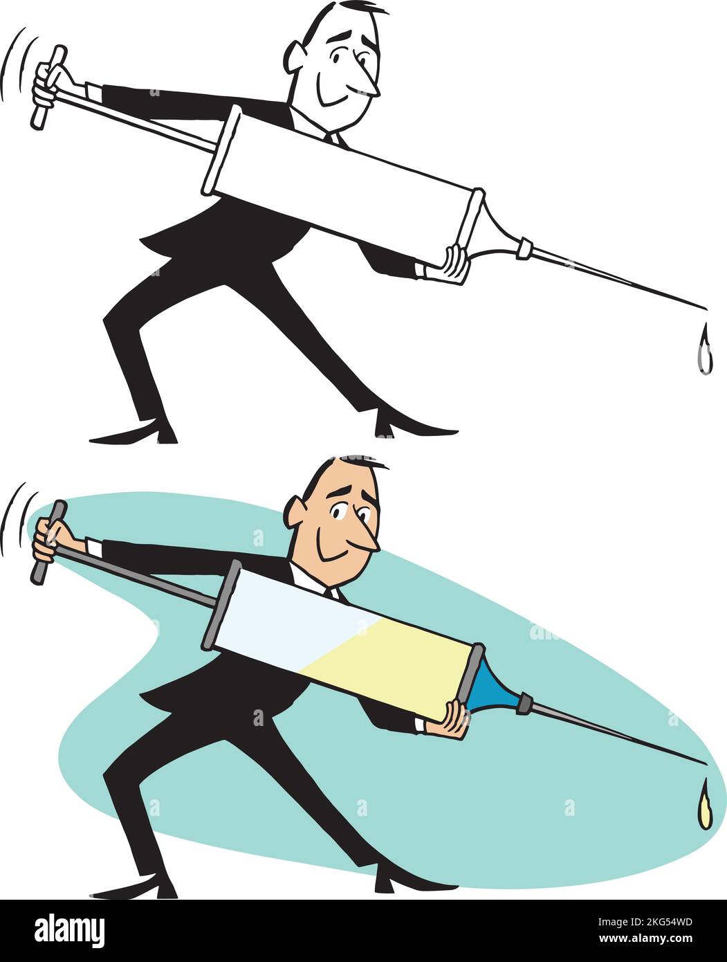 Vaccine Injection Cartoons