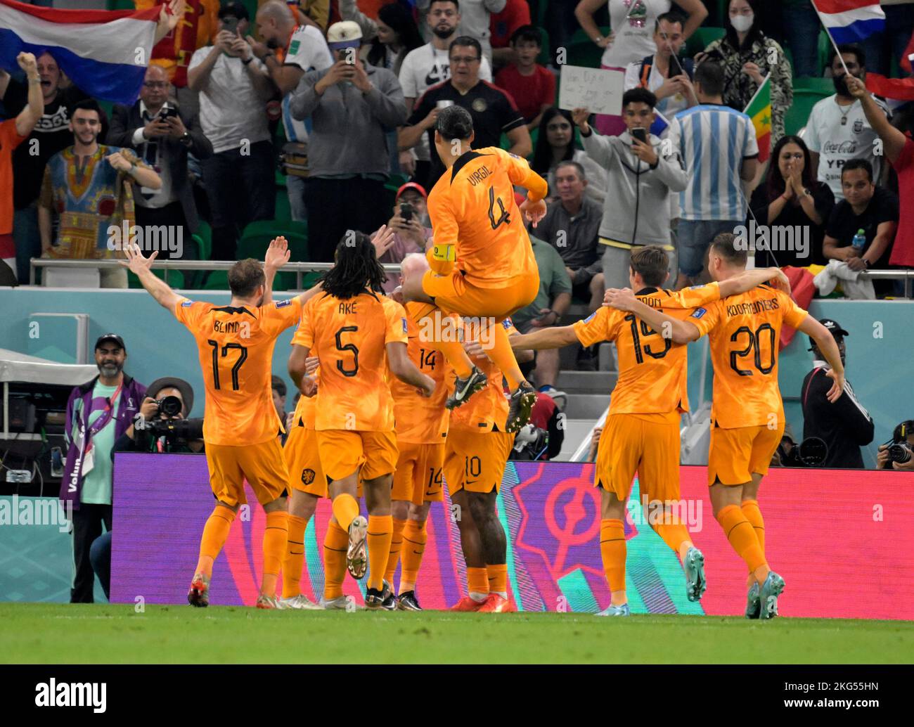 Doha -Qatar, 21 November 2022, Qatar World Cup , match between Senegal ...