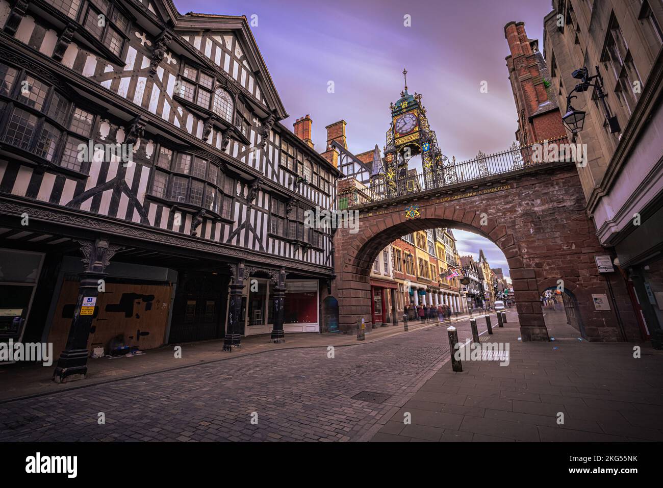 Chester - May 25 2022: Medieval town of Chester, England Stock Photo ...