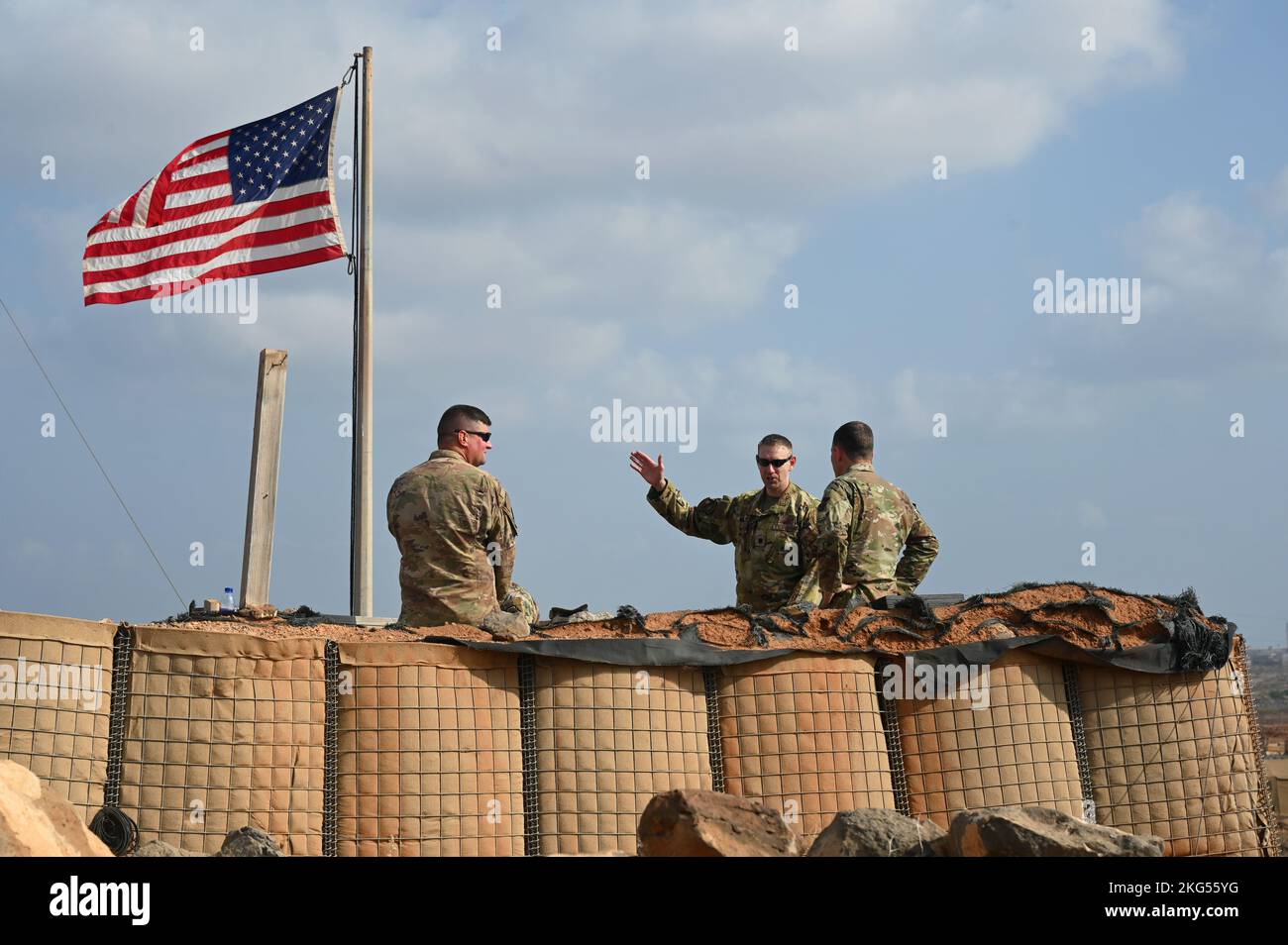 U.S. Air Force Lt. Col. Anders Hedberg, commander of the 776th EABS ...