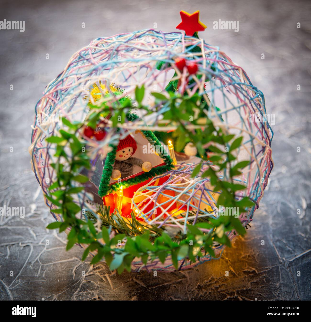 Hand made christmas lantern decoration hi-res stock photography and ...