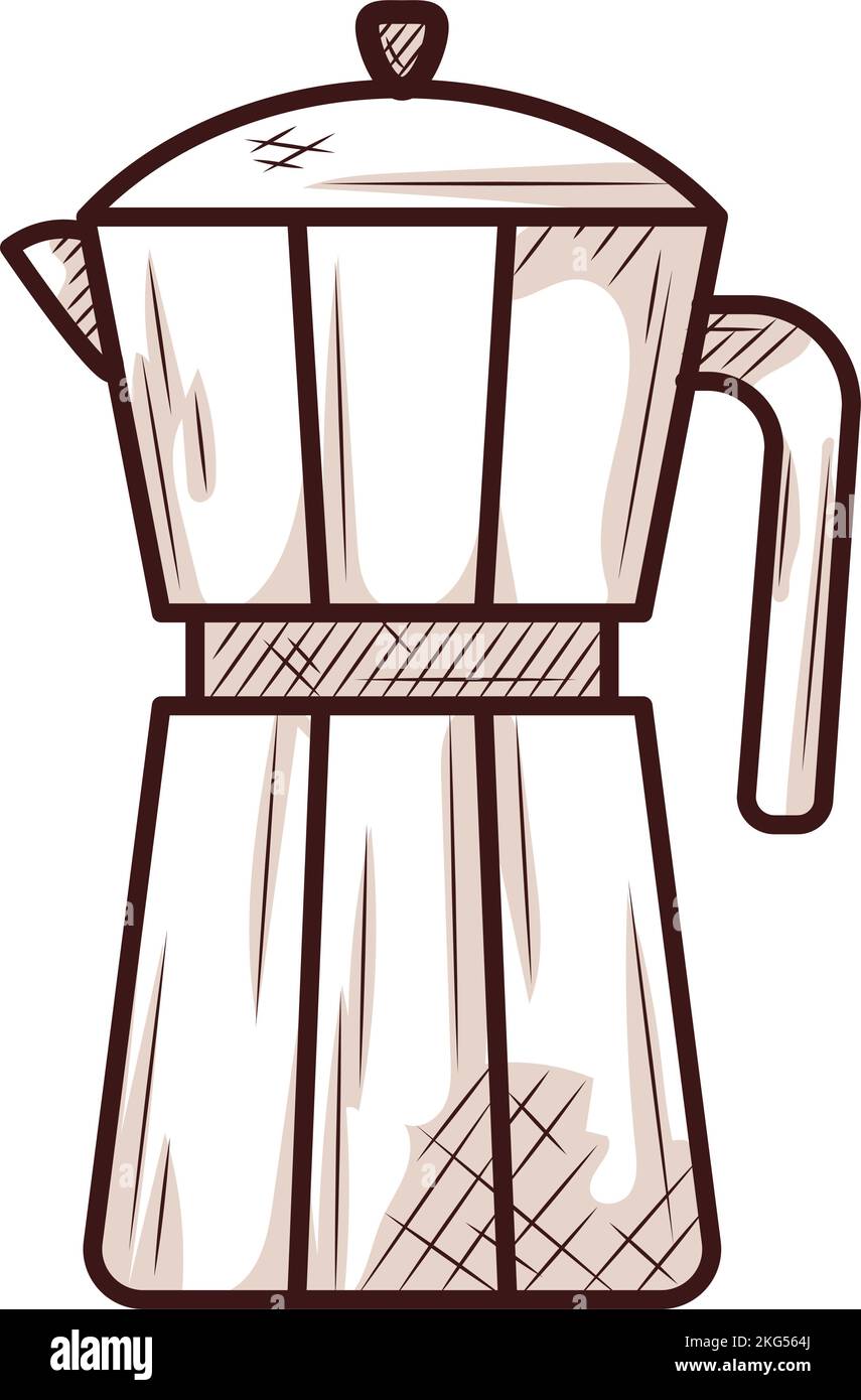 coffee italian maker Stock Vector Image & Art - Alamy