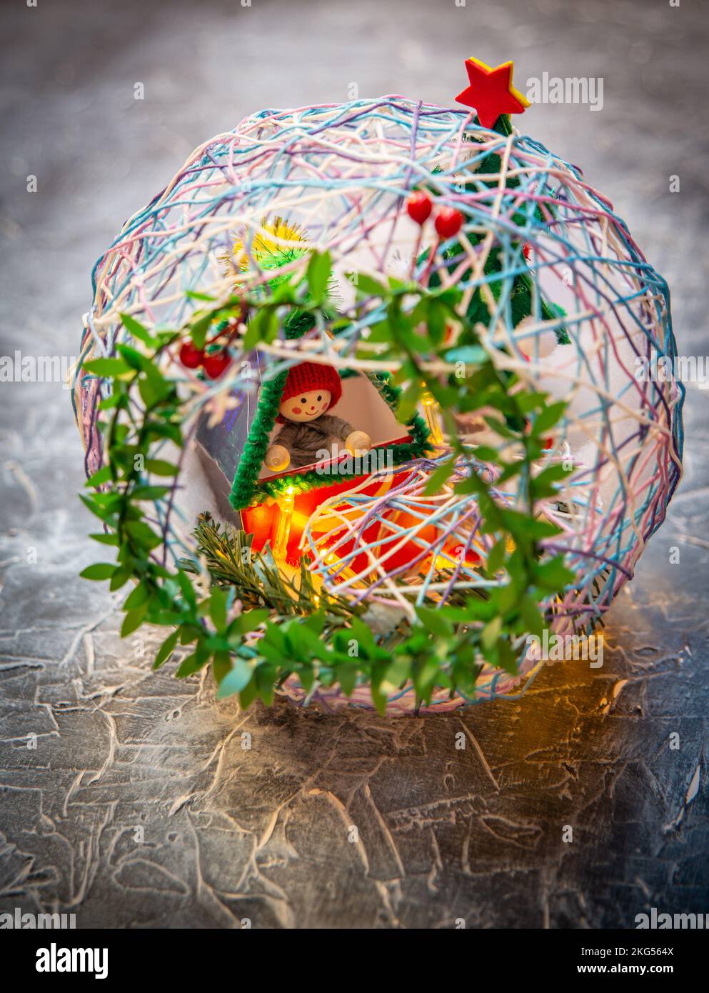 Hand made christmas lantern decoration hi-res stock photography and ...
