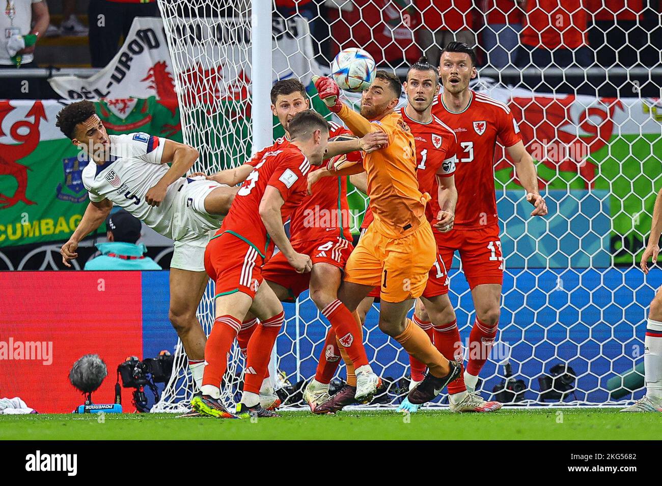 Matt Turner during the FIFA World Cup Qatar 2022 Group B match between ...