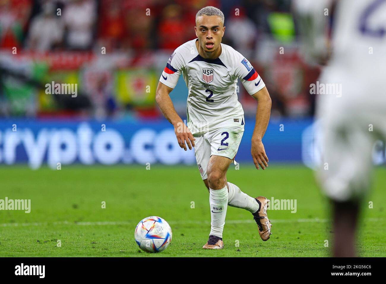 Sergino Dest during the FIFA World Cup Qatar 2022 Group B match between ...