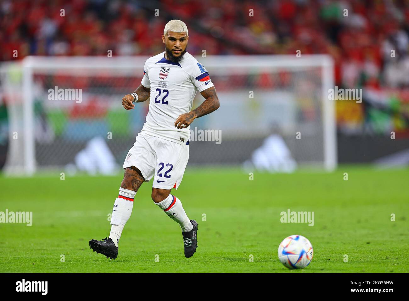 Deandre Yedlin during the FIFA World Cup Qatar 2022 Group B match ...