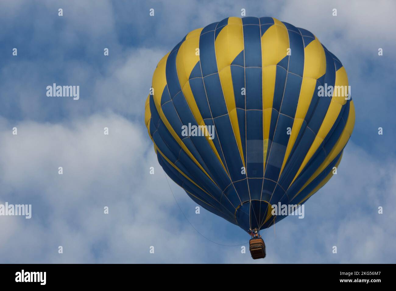 Hot air balloon in the sky Stock Photo - Alamy