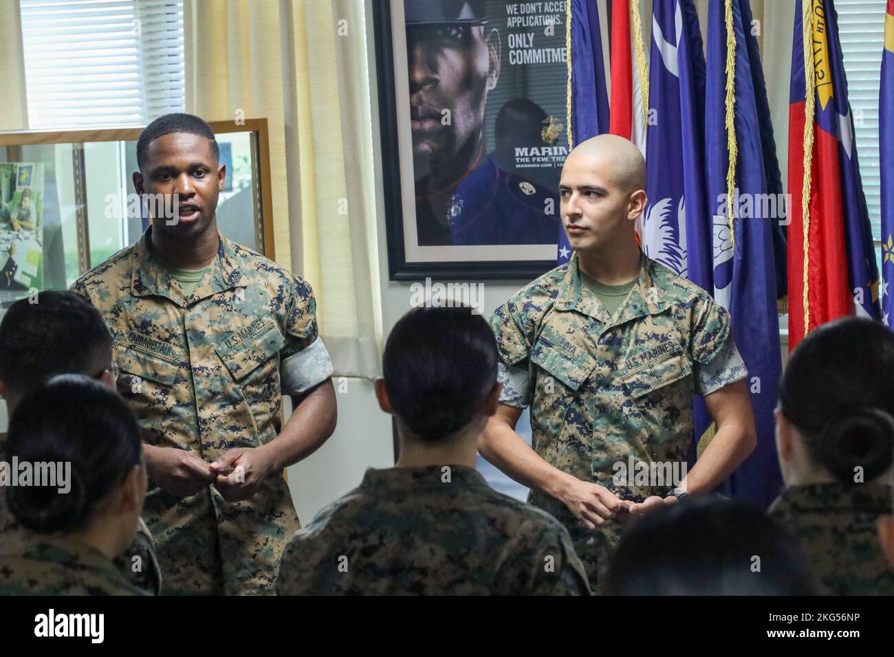U.S. Marine Corps Cpl. Darnell Cabbagestalk, the 6th Marine Corps ...