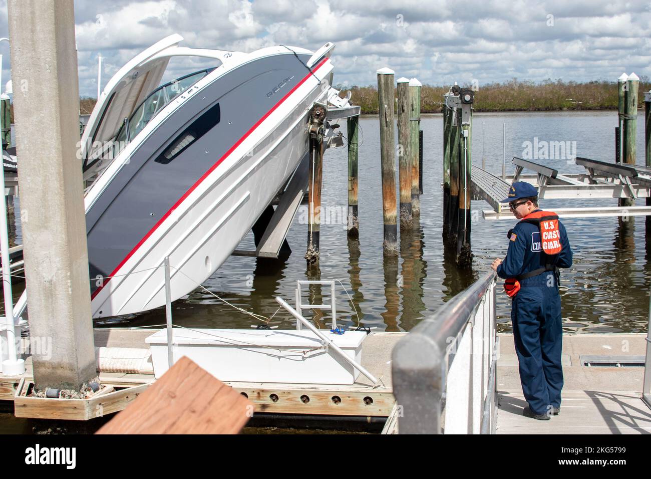 Coast Guard Pacific Strike Team member Petty Officer 2nd Class Daniel ...