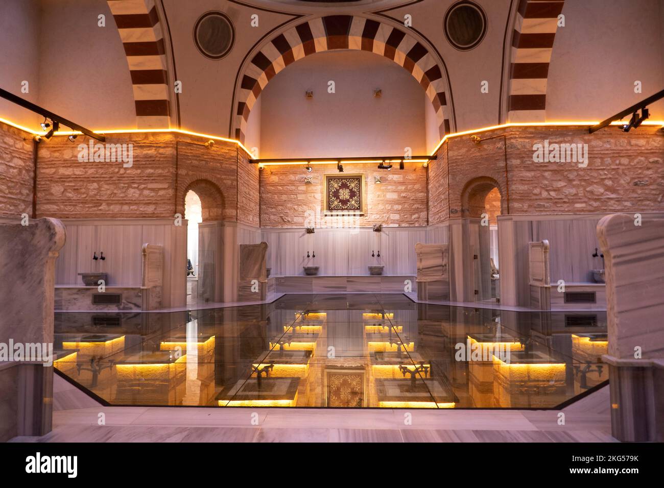 TURKEY, ISTANBUL - NOVEMBER 18, 2022: Selimiye Turkish Hammam Museum ...