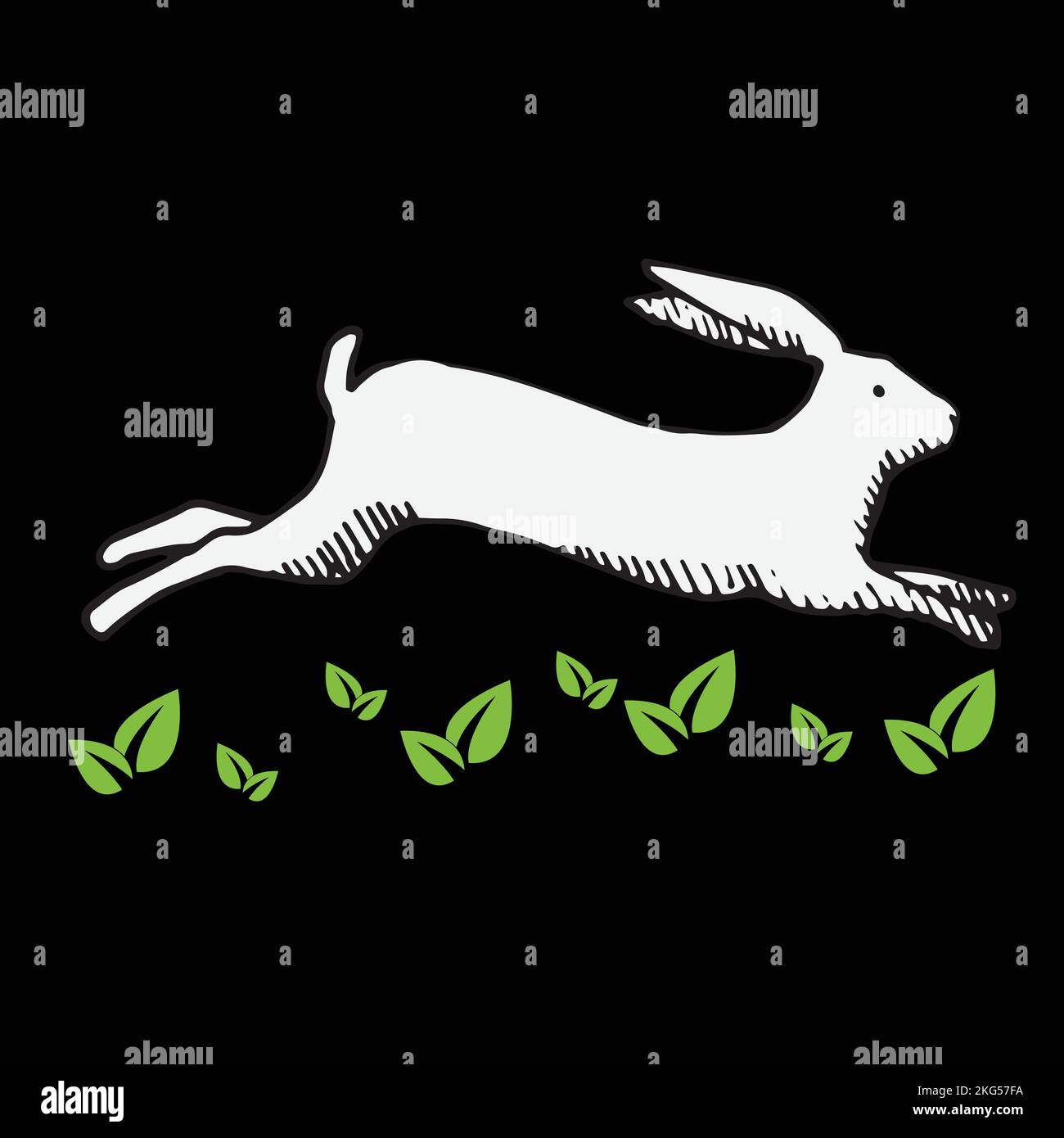 Year of rabbit vector vectors hi-res stock photography and images - Alamy