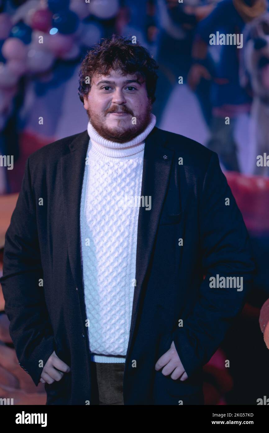 Rome, Italy. 21st Nov, 2022. Lorenzo Crisci attends the red carpet for ...
