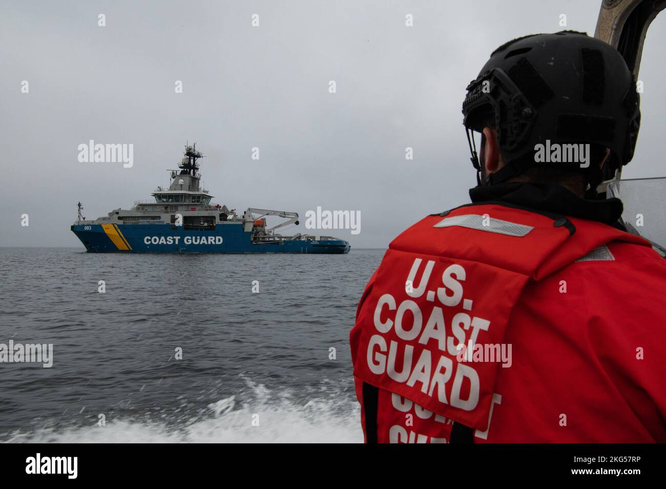 U.S. Coast Guard Petty Officer 1st Class Arthur Flaherty, a boatswain’s ...