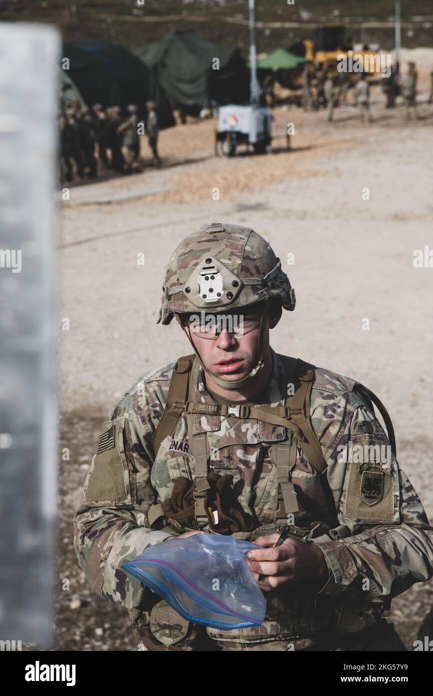 U.S. Army 1st Lt. Michael Renard, U.S. Army Southern European Task ...