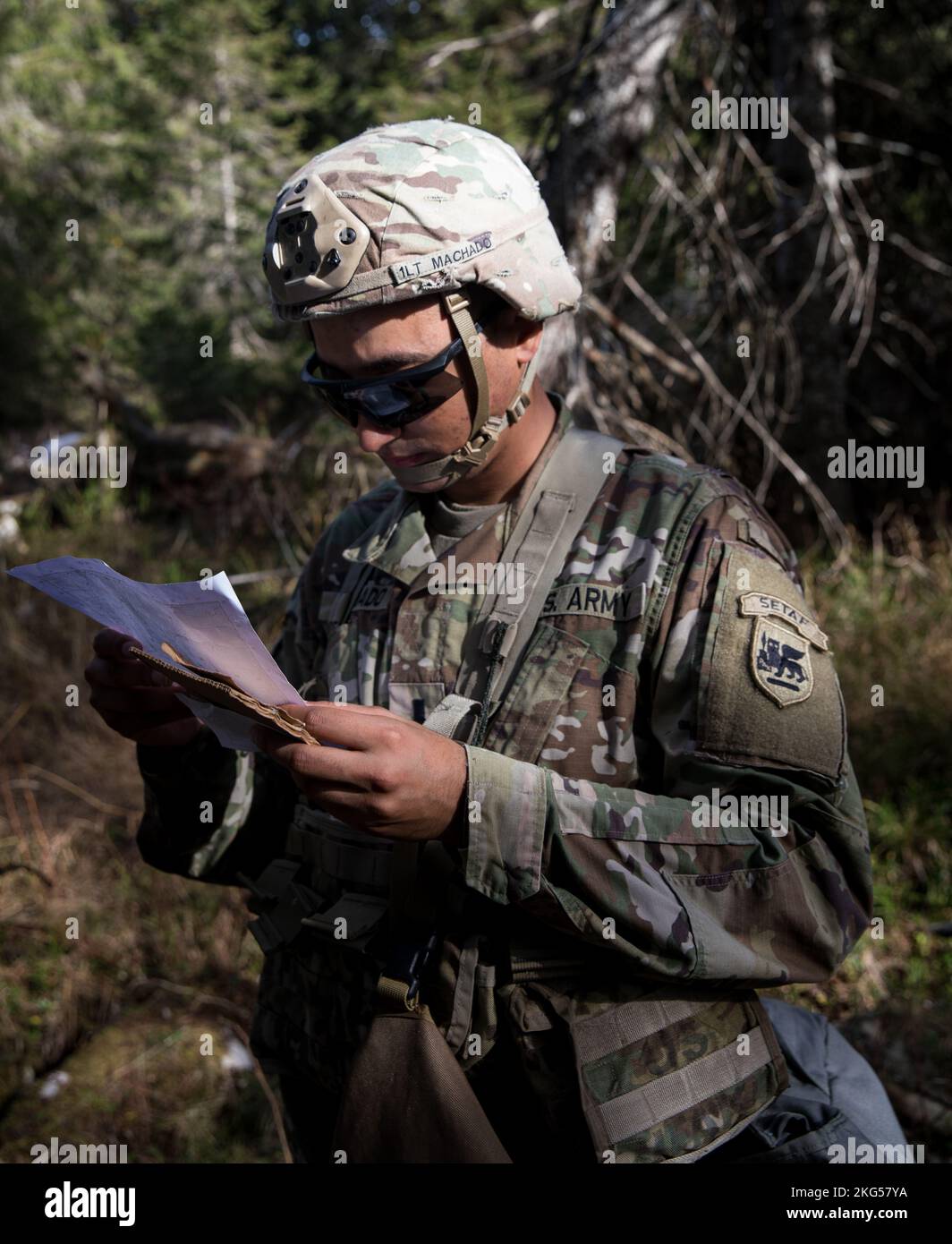 1st Lt. Ariel Machedo, U.S. Army Southern European Task Force, Africa ...