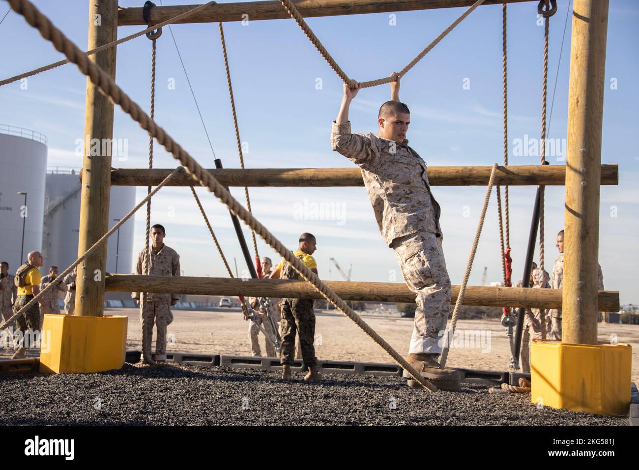 U.S. Marine Corps Recruit Martin A. Hernandez with Fox Company, 2nd ...