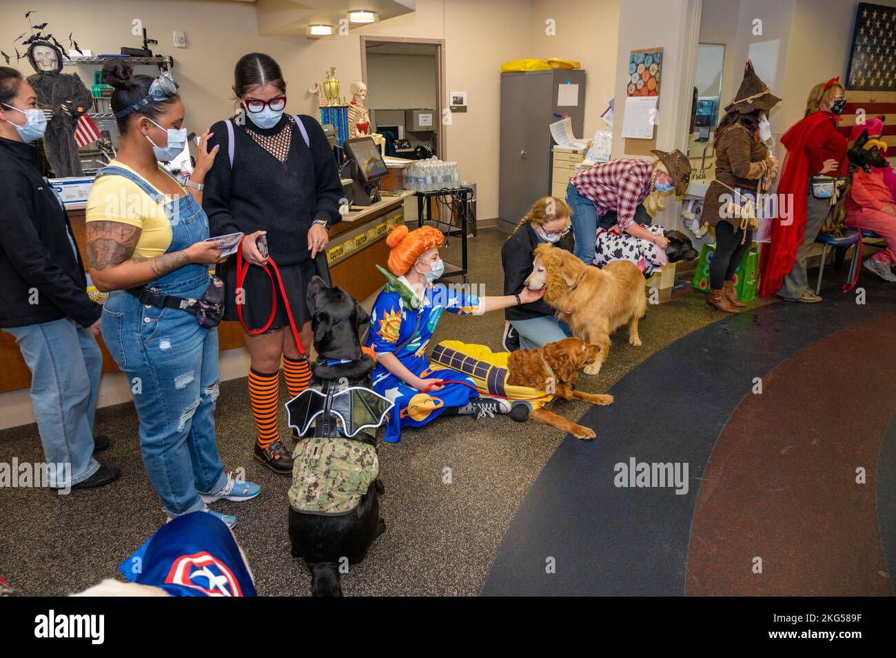 The WRNMMC Facility Dogs celebrated Halloween on 31 October 2022 at ...