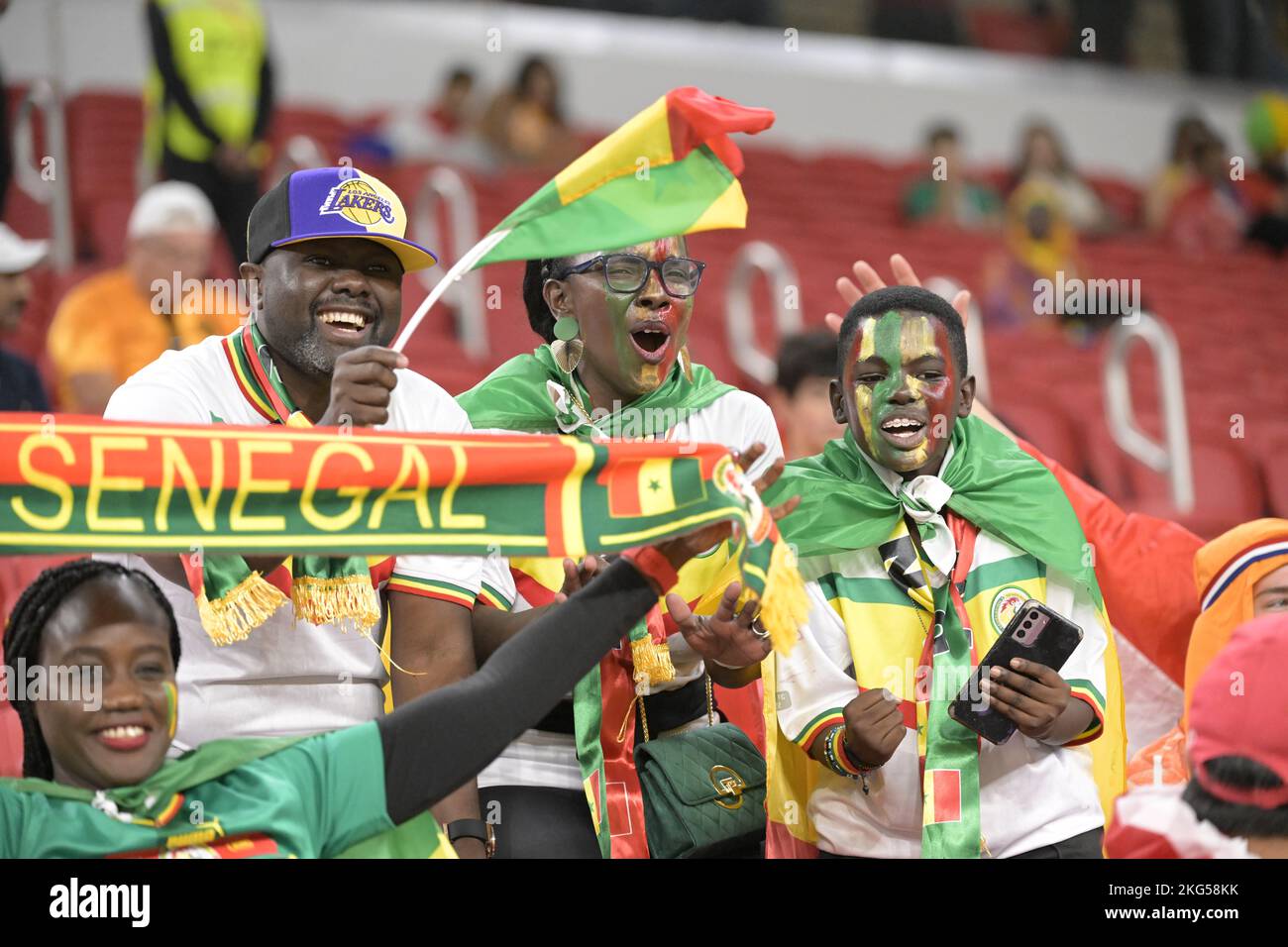 Doha -Qatar, 21 November 2022, Qatar World Cup , match between Senegal ...