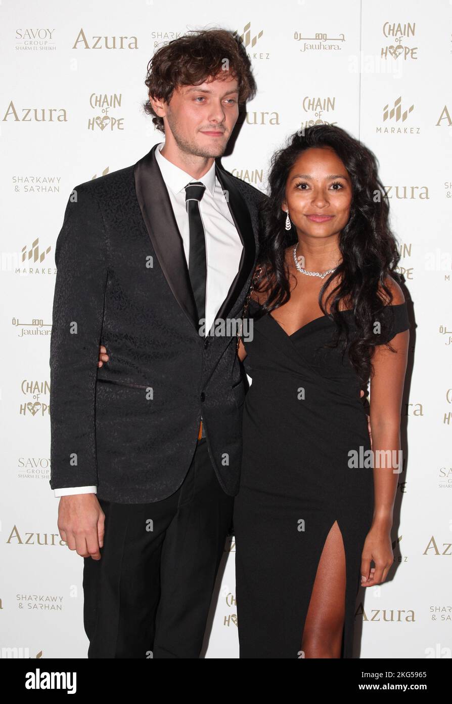 London, UK. Tyger Drew Honey (left) at the Chain of Hope Gala 2022 ...