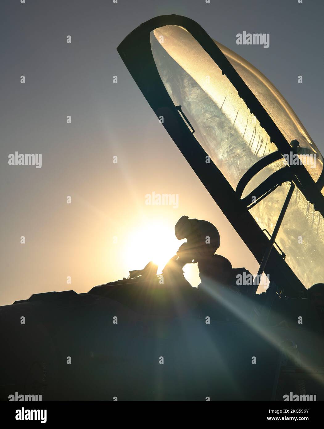 U.S. Air Force Maj. Gabriel Thiel, an F-16 fighter pilot, assigned to ...