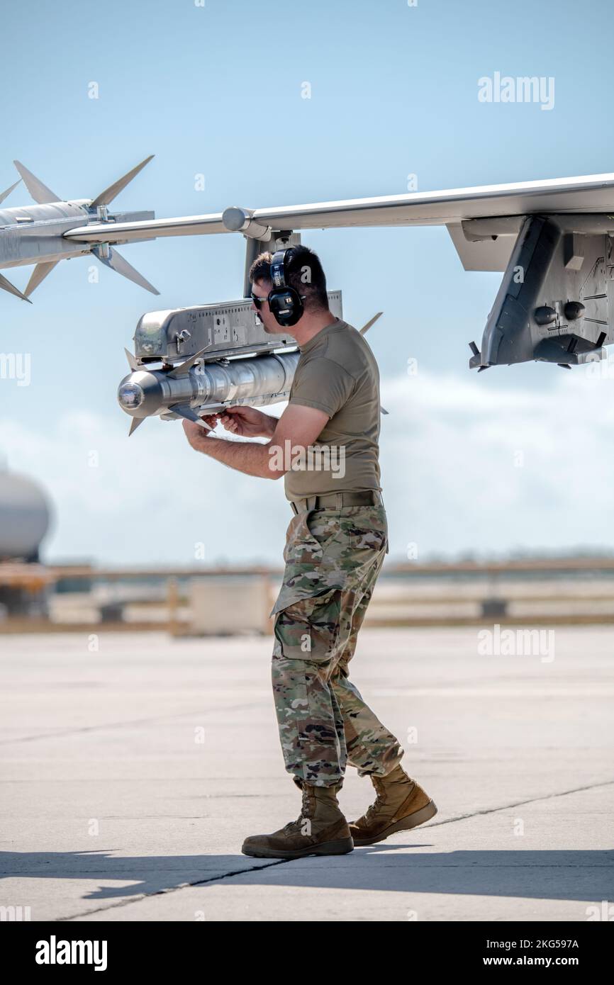 U.S. Air Force Tech. Sgt. Brad Waggoner, an aircraft armament systems ...
