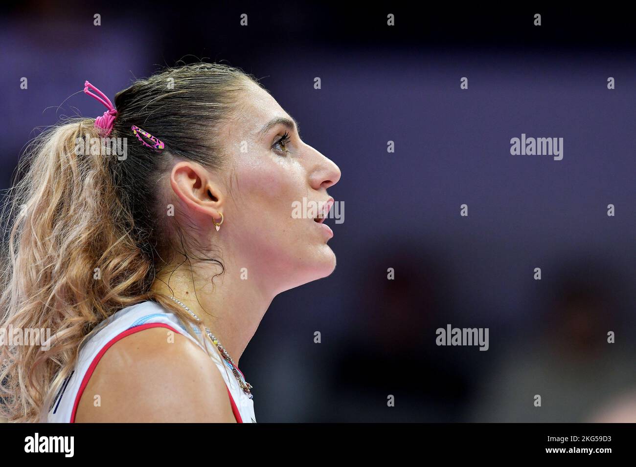 Camilla Mingardi #9 of Savino del Bene Scandicci looks on during Volley ...