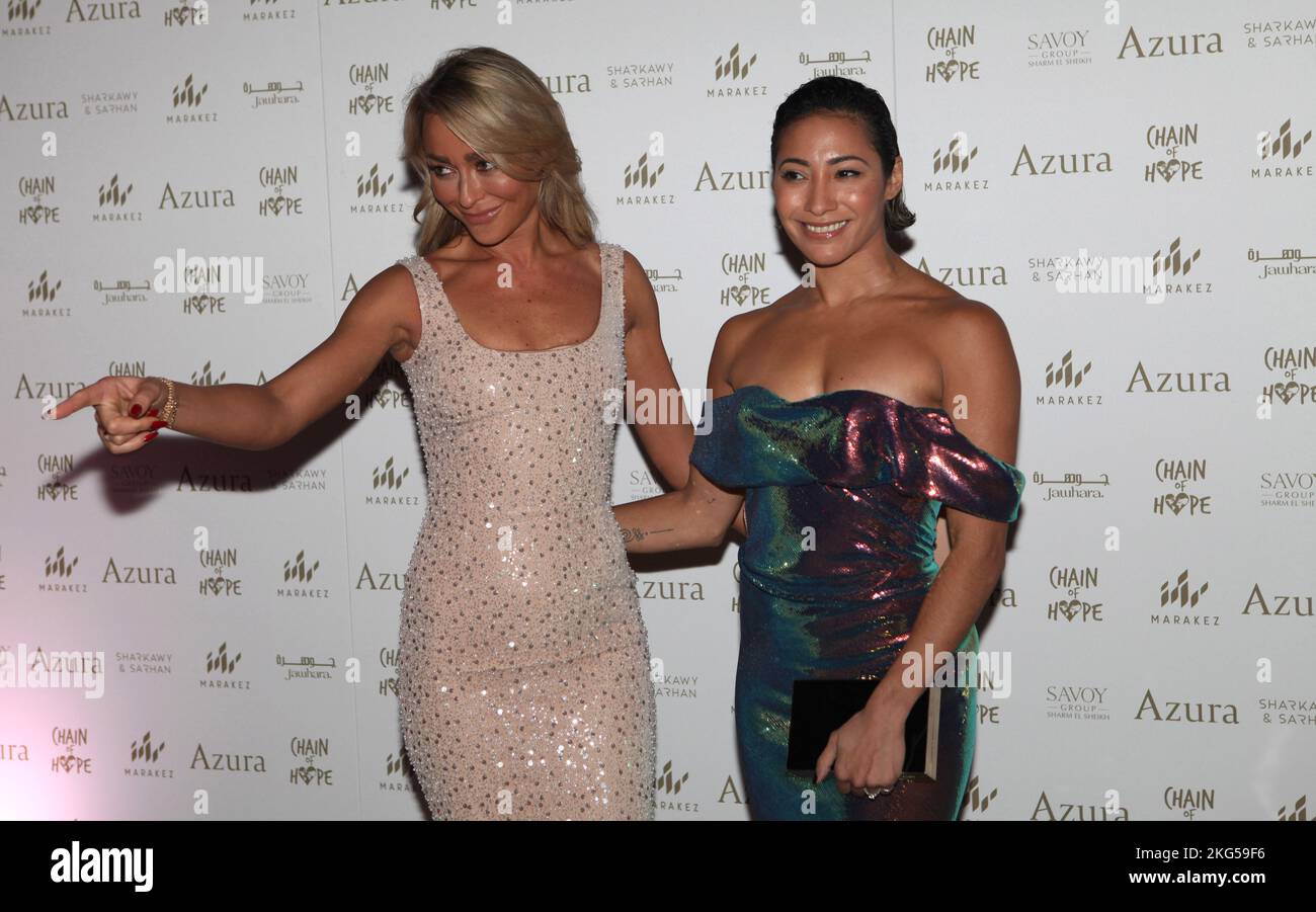 London, UK. Luba Mushtuck and Karen Hauer at the Chain of Hope Gala ...