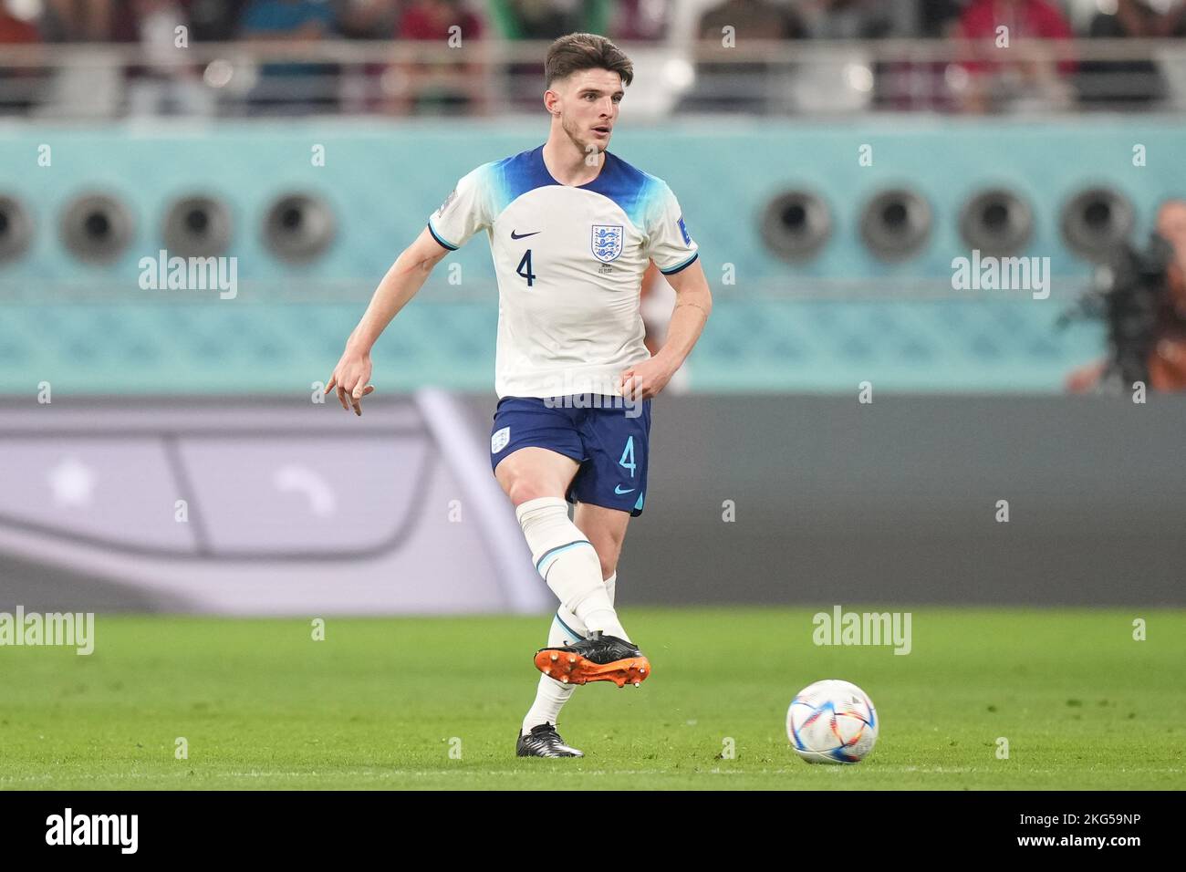 Declan Rice of England during the Qatar 2022 World Cup match, group B ...