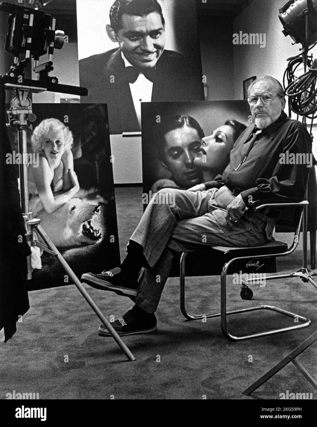 George hurrell jean Black and White Stock Photos & Images - Alamy