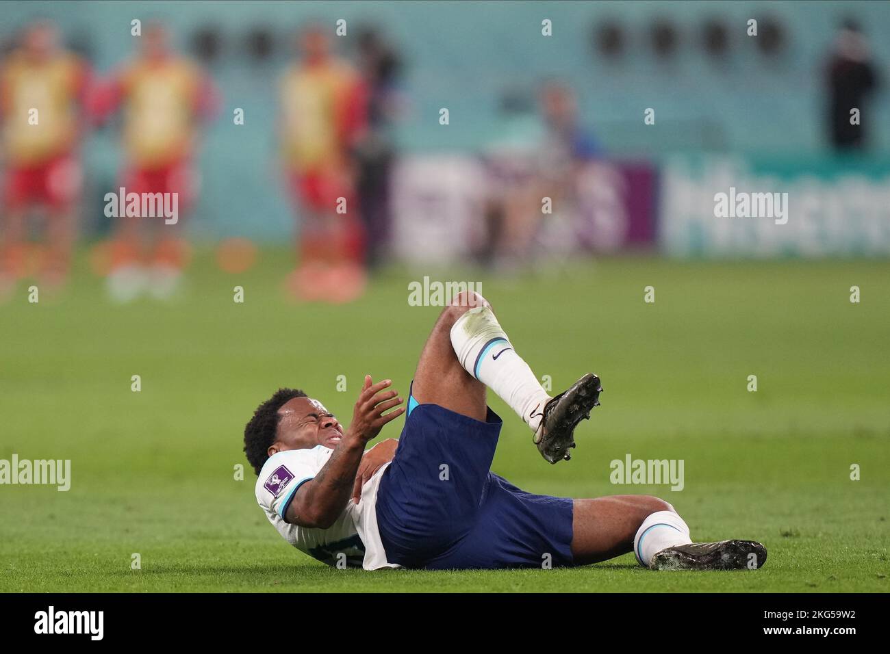 Raheem Sterling of England during the Qatar 2022 World Cup match, group ...