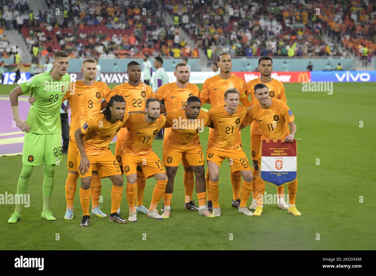Doha -Qatar, 21 November 2022, Qatar World Cup , match between Senegal ...