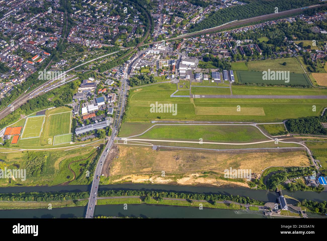 Building with solar roof hi-res stock photography and images - Alamy