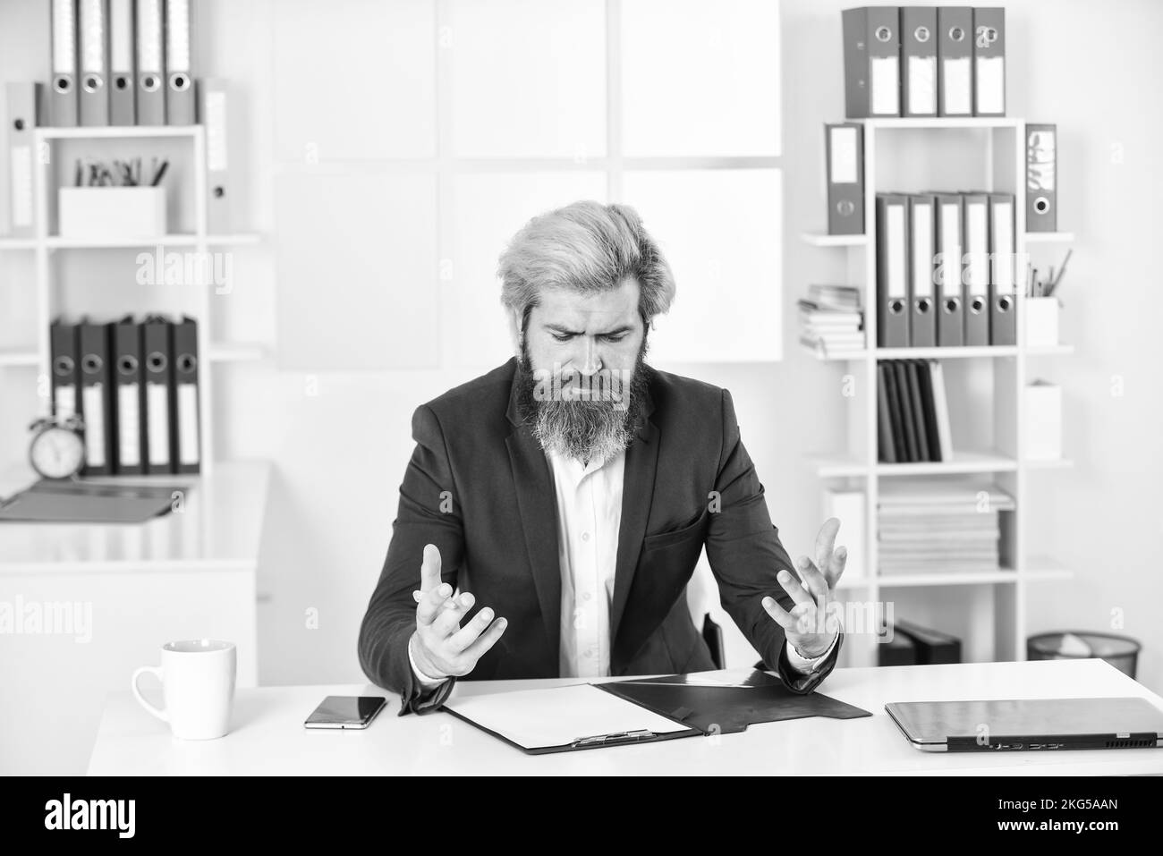 Analyst executive Black and White Stock Photos & Images - Alamy