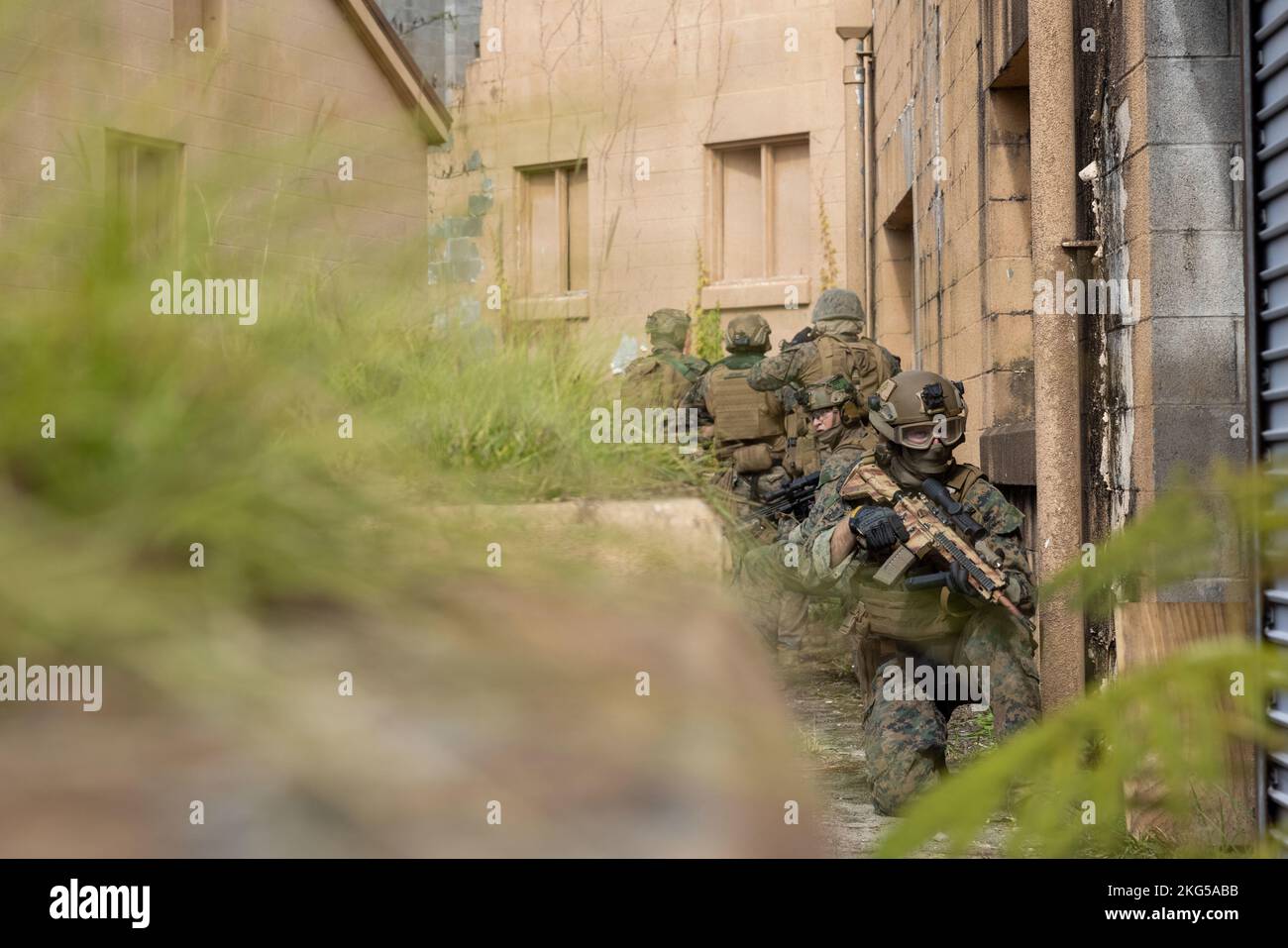 U.S. Marines with the Maritime Special Purpose Force (MSPF), 26th ...