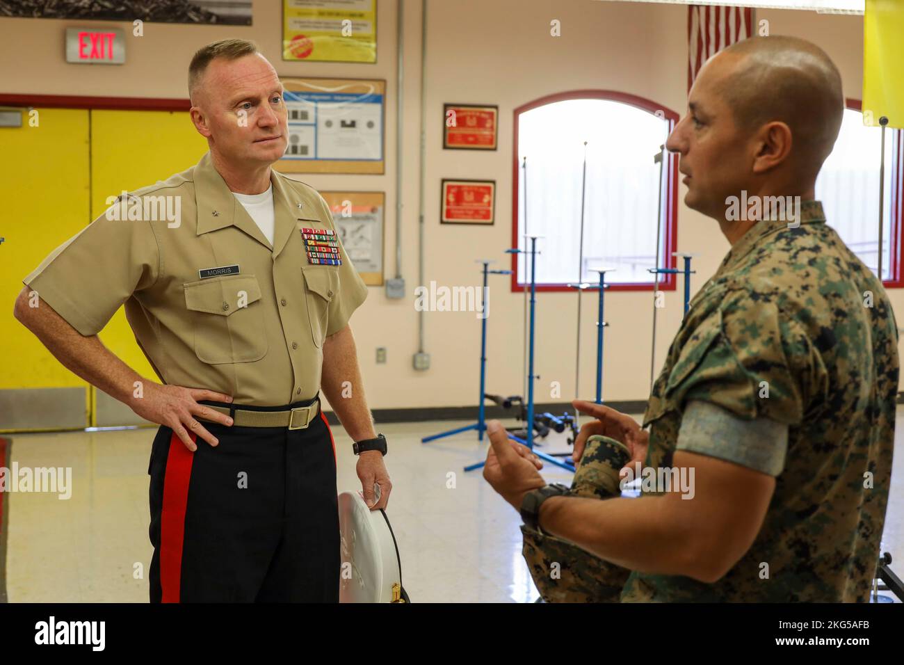 U S Marine Corps Brig Gen Jason L Morris Commanding General Of