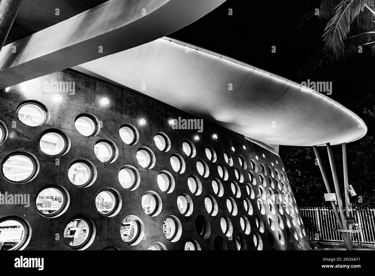 A grayscale view at a Walgreen store in South Beach, Miami, Florida ...