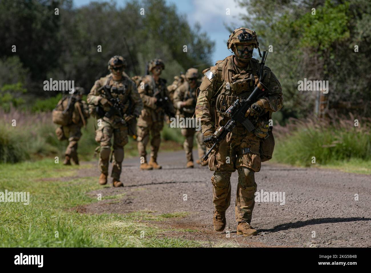 U.S. Army Soldiers with 2nd Brigade Infantry Combat Team, 25th Infantry ...