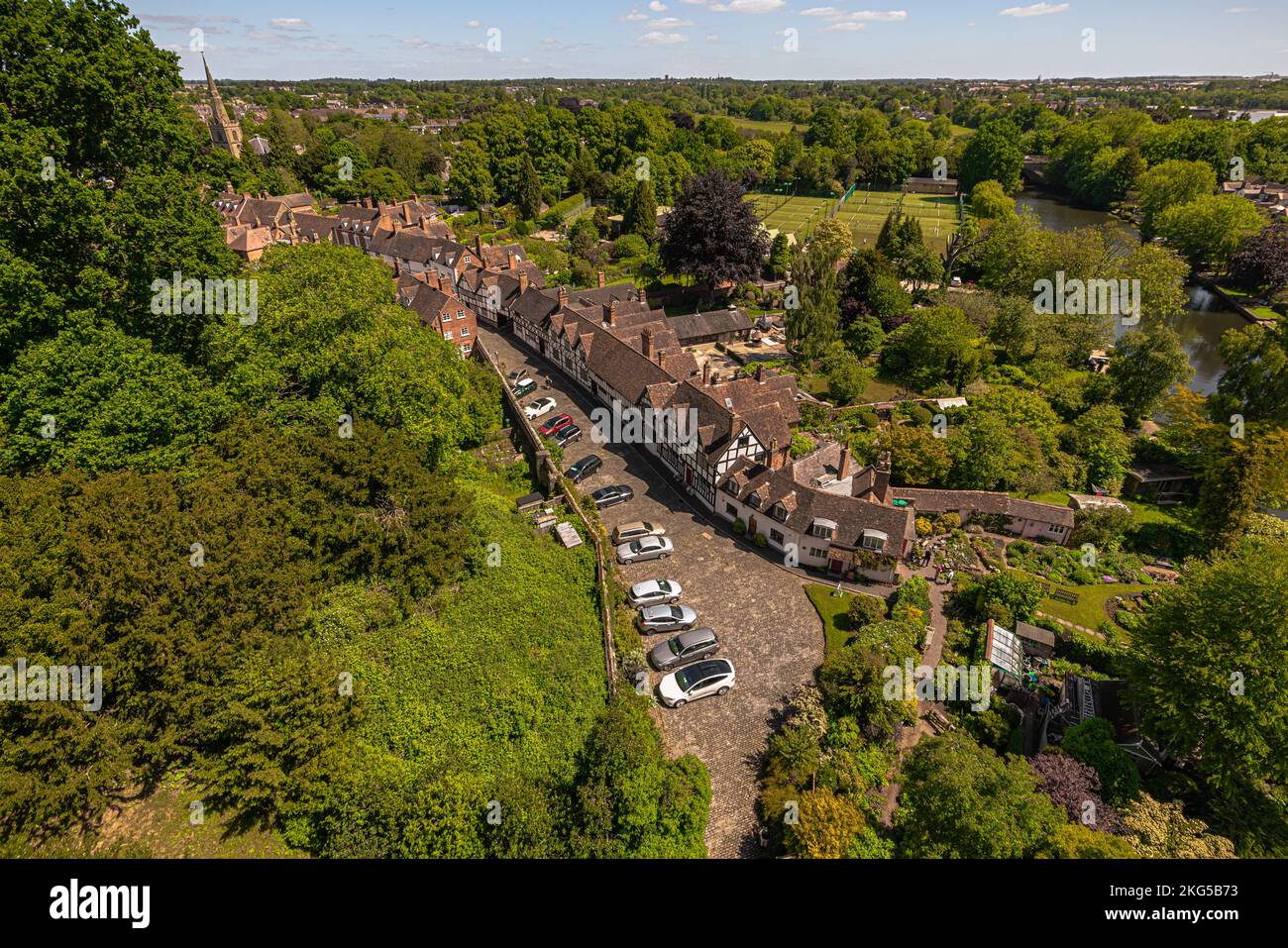 Warwick - May 27 2022: Epic Castle of Warwick, England Stock Photo - Alamy