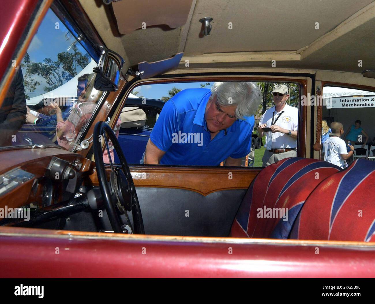 BOCA RATON, FL- FEBRUARY 25: Jay Leno, Wayne Carini and actor Tim Allen ...