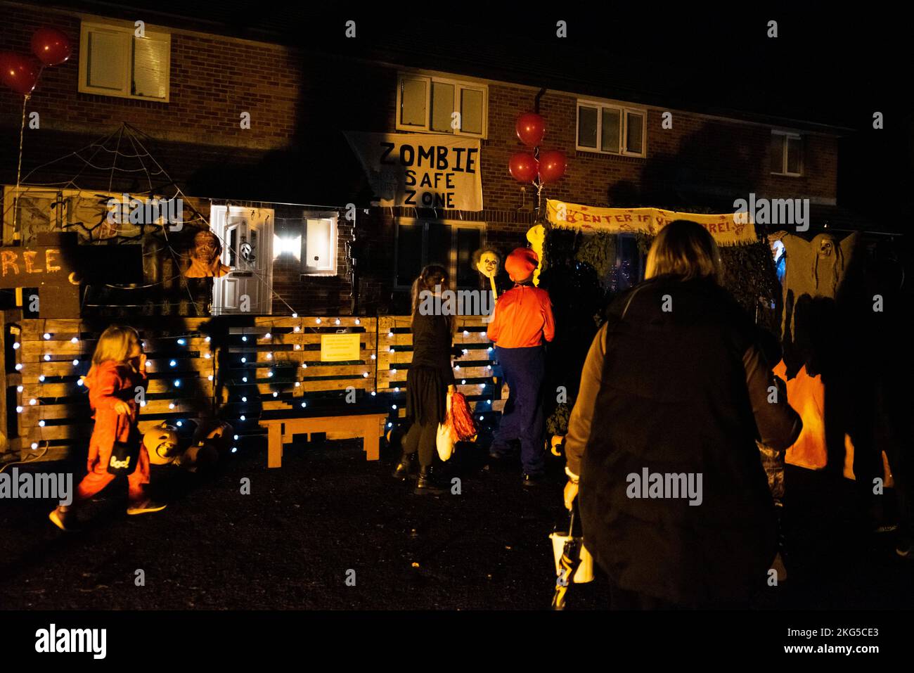Hundreds of children dressed as ghosts, ghouls and goblins visit ...