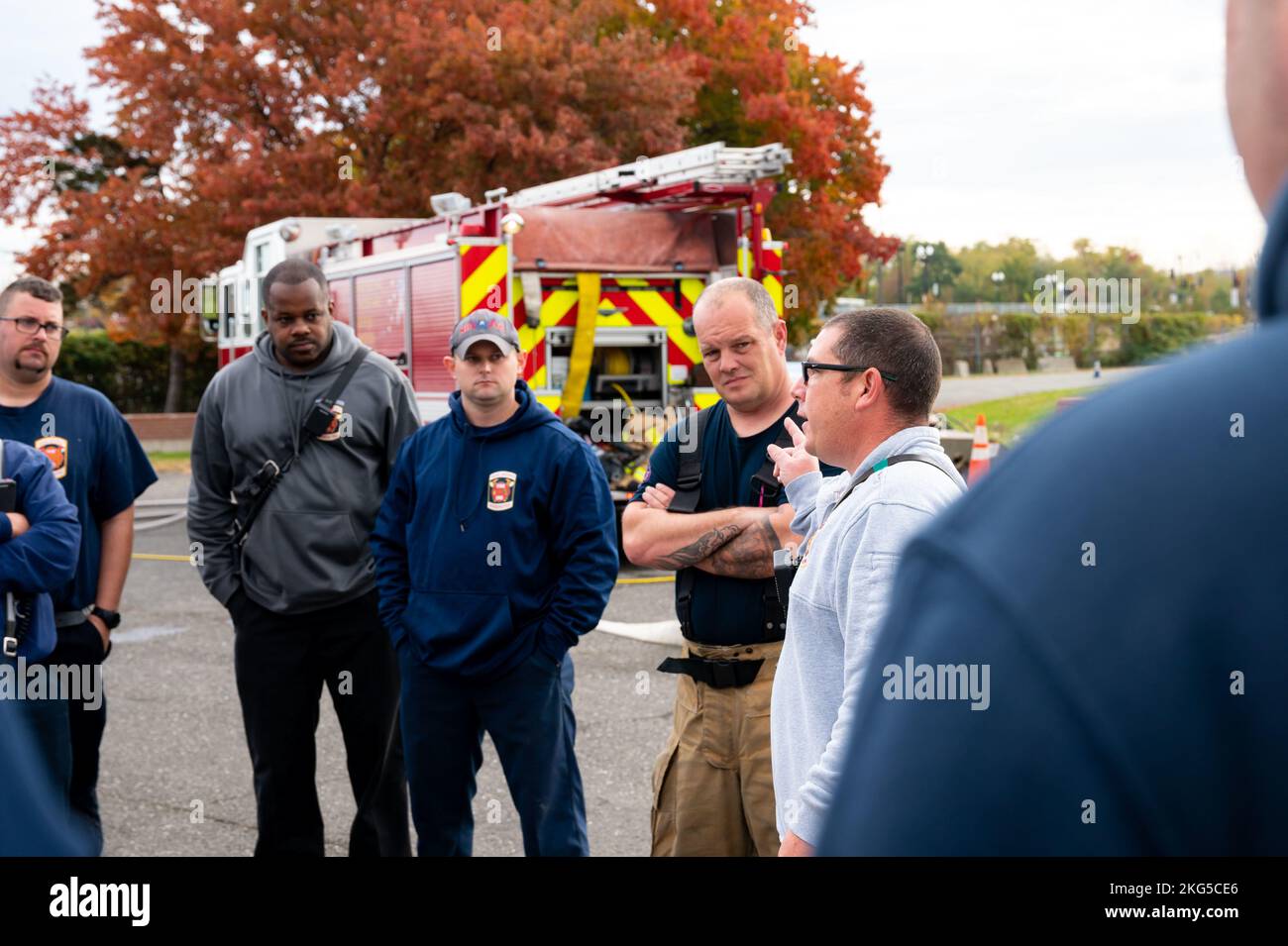 WASHINGTON (OCT. 31, 2022) -- Battalion Fire Chief Christopher Scully ...