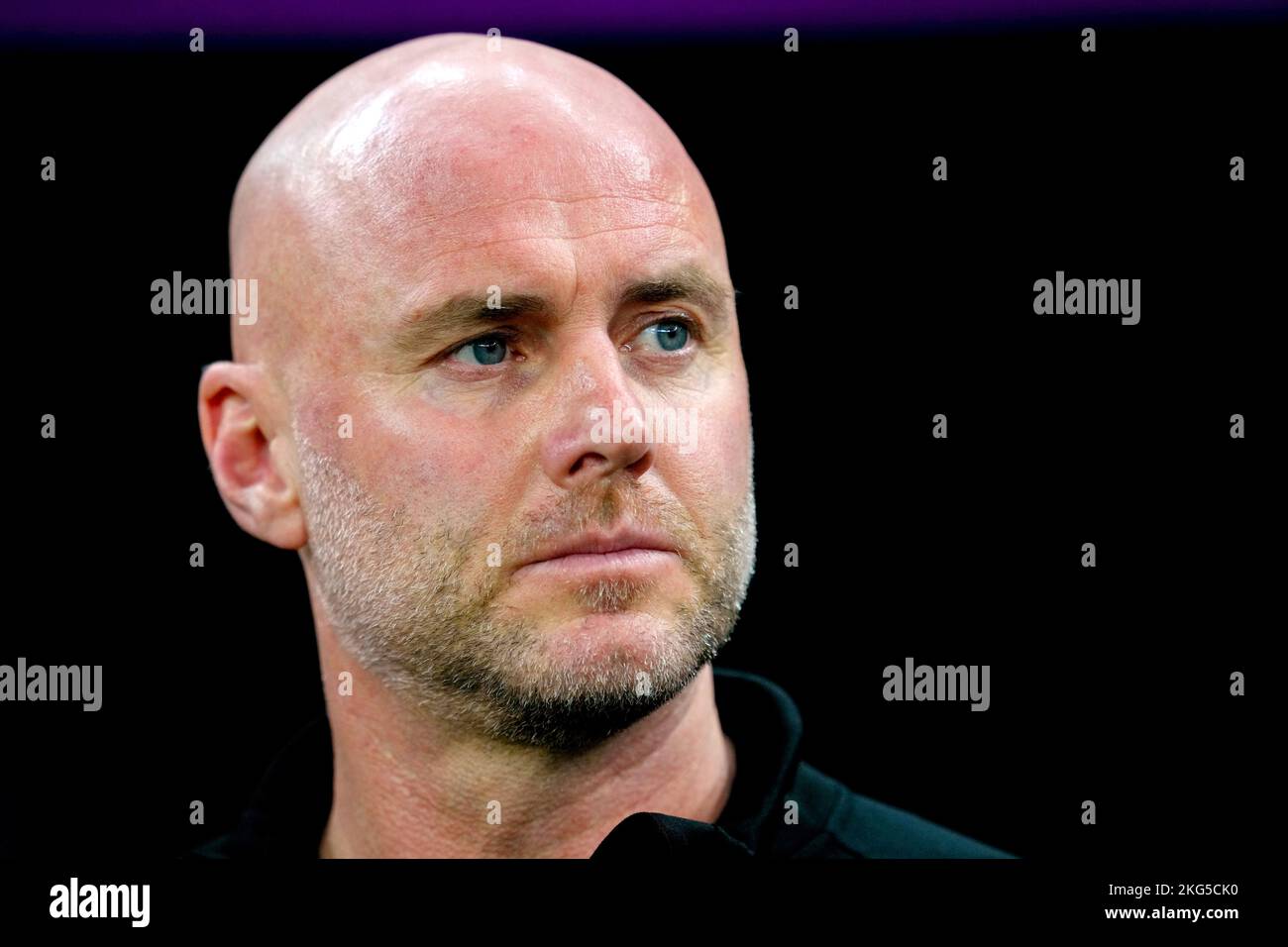 Wales manager Rob Page during the FIFA World Cup Group B match at the ...
